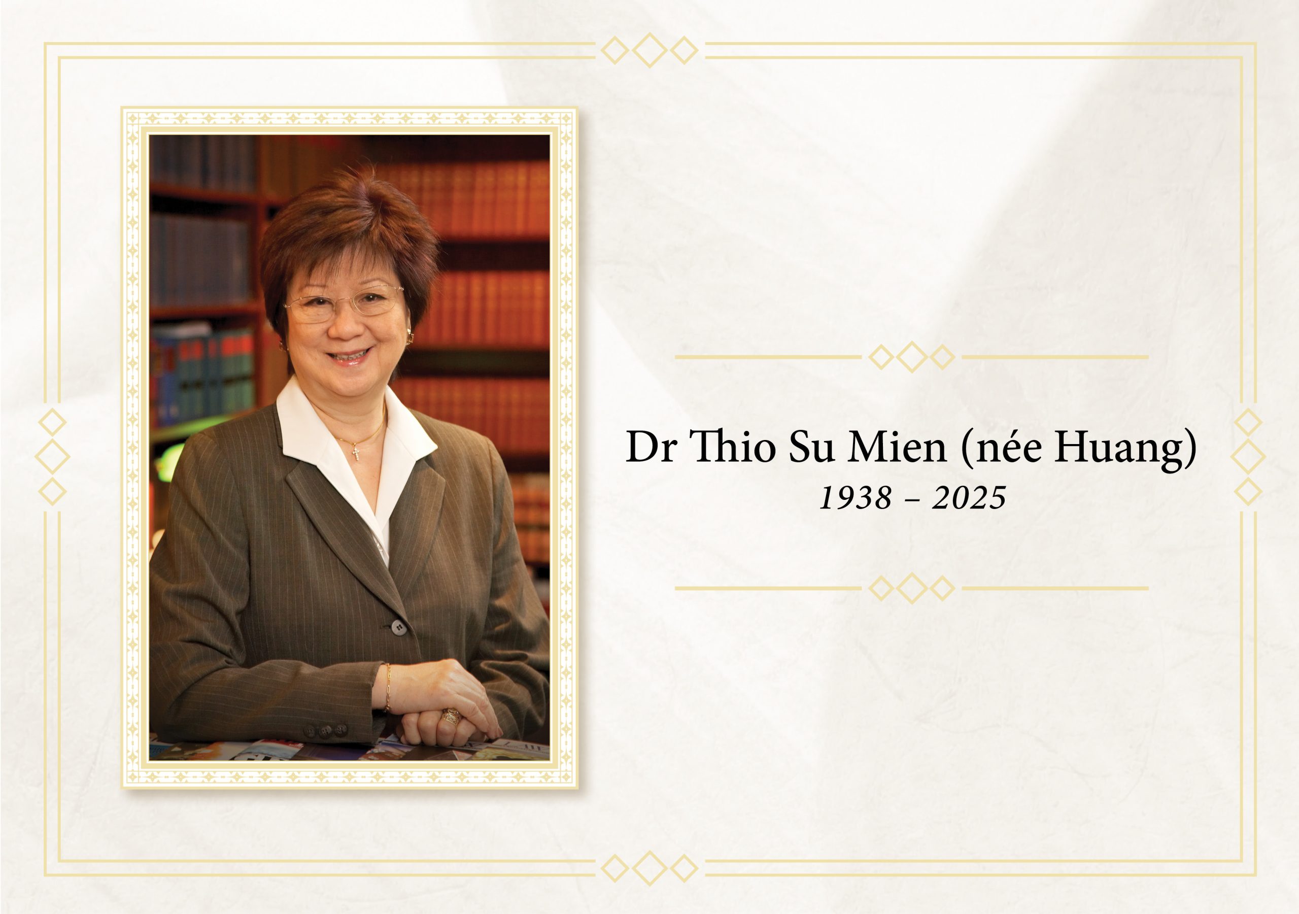Remembering Dr Thio Su Mien